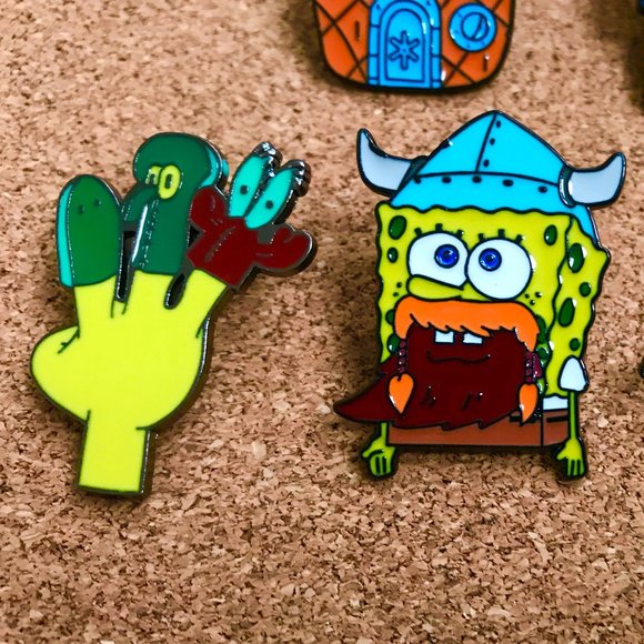Nickelodeon | Accessories | Set Of 22 Spongebob Pins Spongebob Patrick ...